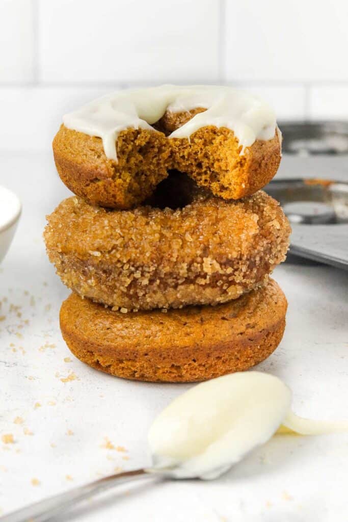 15 Minute Baked Pumpkin Donuts - Colleen Christensen Nutrition