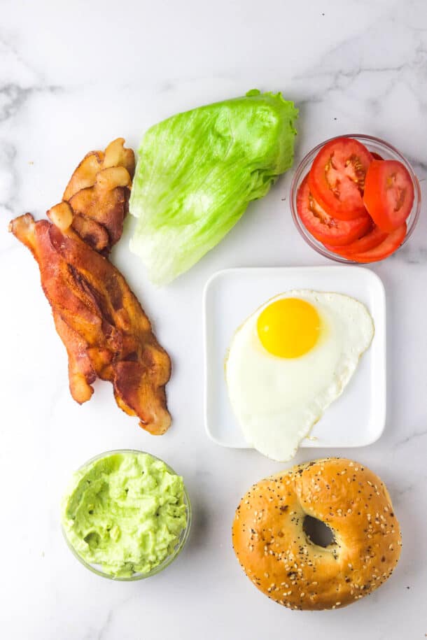 Ultimate BLT Bagel Sandwich - Colleen Christensen Nutrition