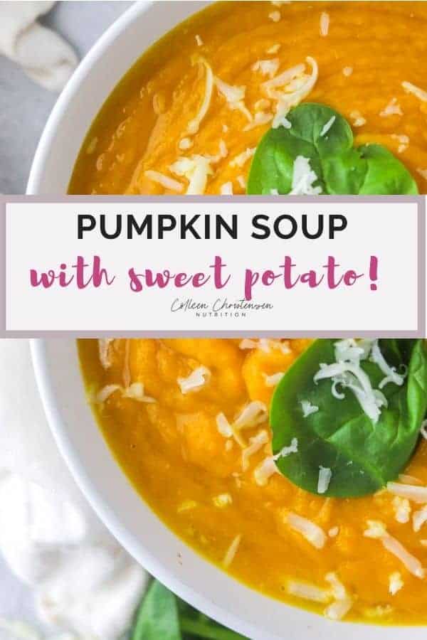 Creamy Pumpkin And Sweet Potato Soup - Colleen Christensen Nutrition