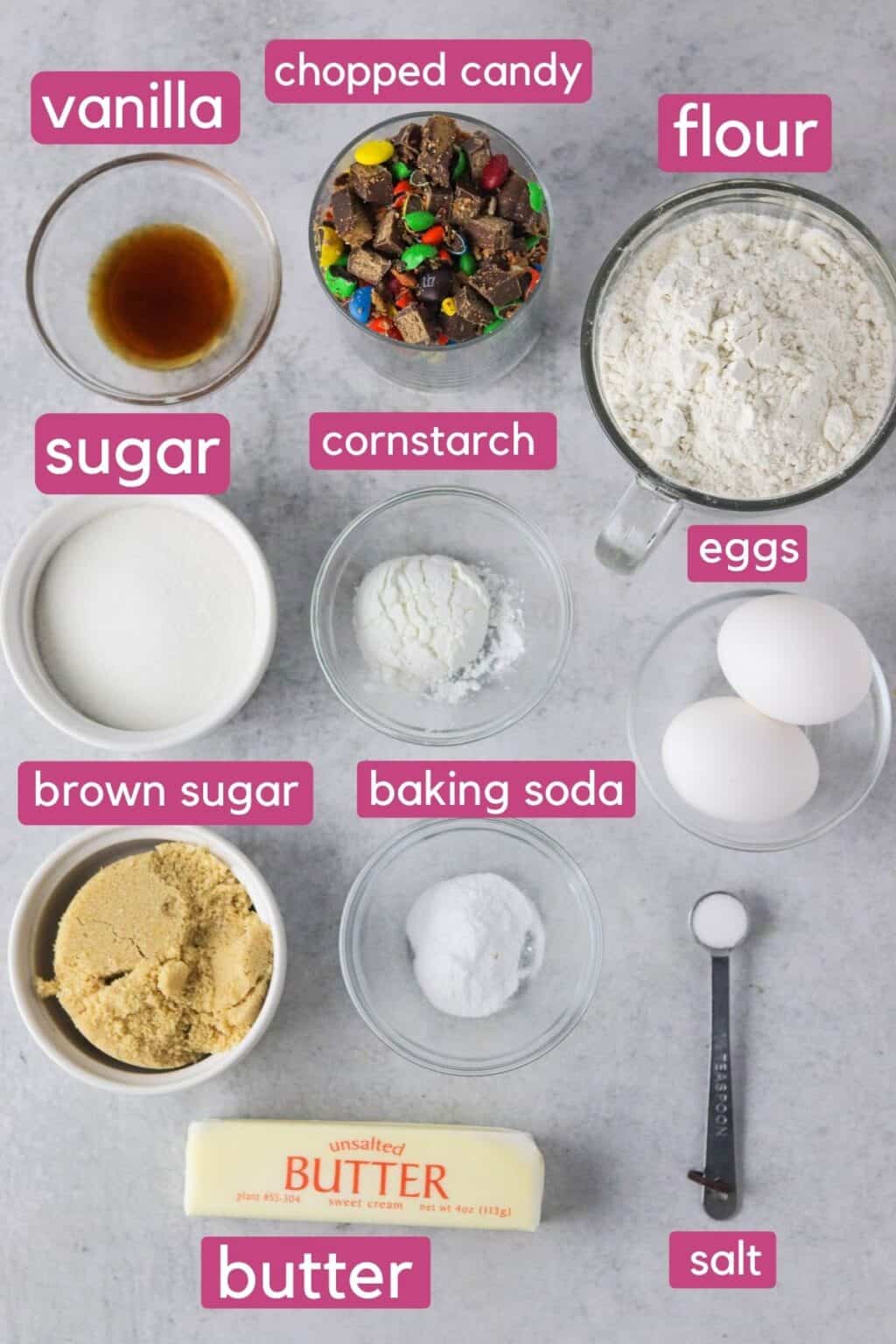 Chewy Leftover Candy Cookies - Colleen Christensen Nutrition