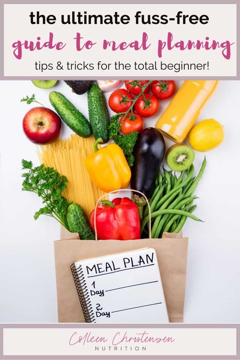 Meal Planning For Beginners [5 Easy Tips] - Colleen Christensen Nutrition