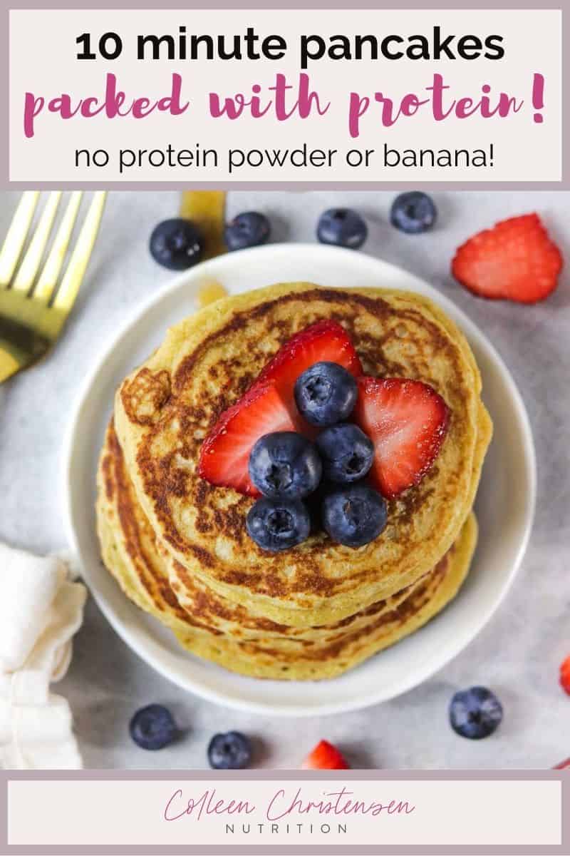 Protein Pancakes (Without Powder Or Banana!) - Colleen Christensen ...