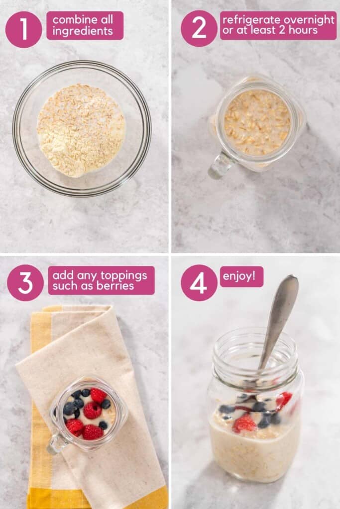 Proats (Protein Overnight Oats) - Colleen Christensen Nutrition