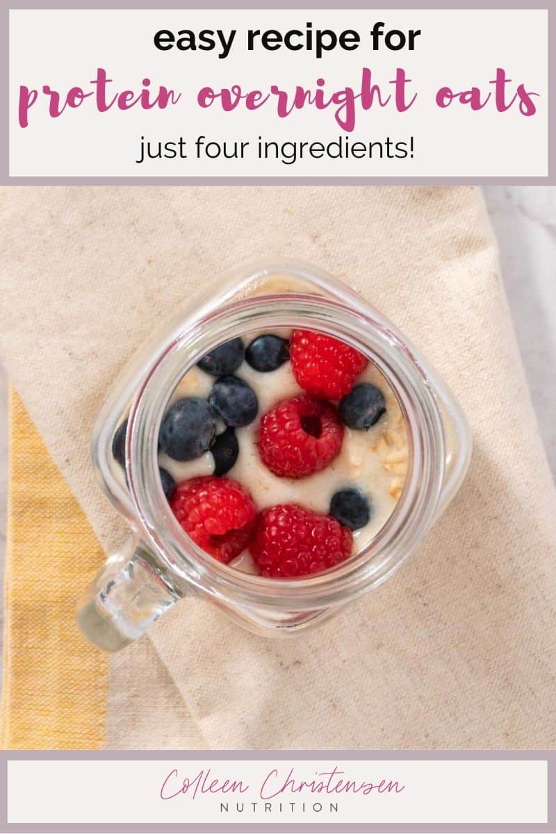 Proats (Protein Overnight Oats) - Colleen Christensen Nutrition
