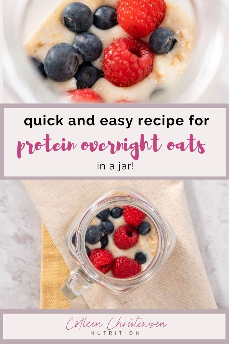 Proats (Protein Overnight Oats) - Colleen Christensen Nutrition