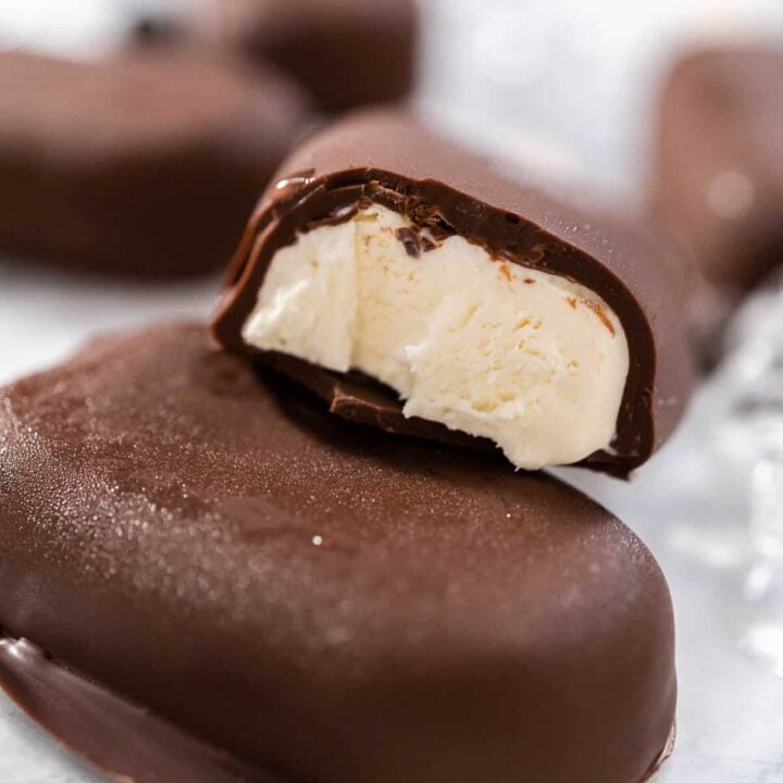 Chocolate-Dipped Ice Cream Bars - Colleen Christensen Nutrition