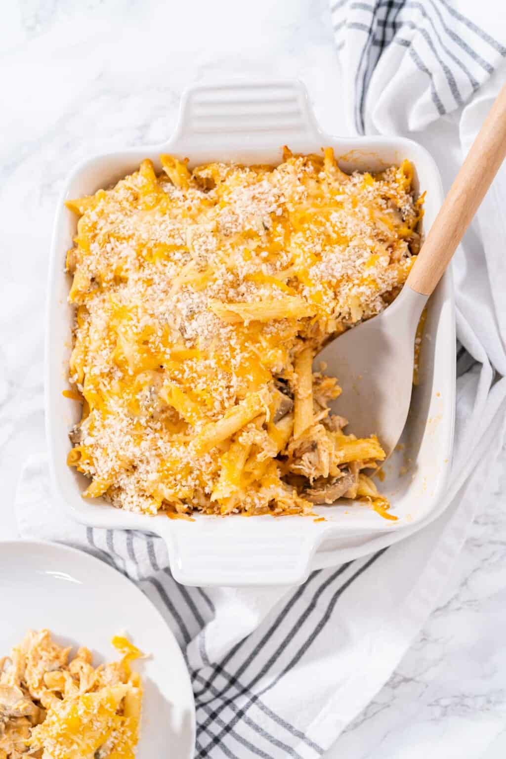 Buffalo Chicken Pasta Bake - Colleen Christensen Nutrition