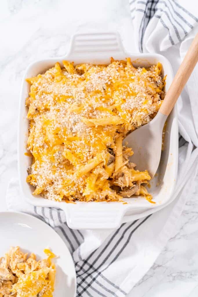 Buffalo Chicken Pasta Bake - Colleen Christensen Nutrition