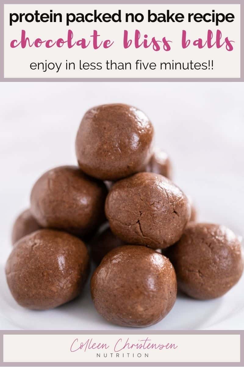 Chocolate Bliss Balls [Protein Packed!] - Colleen Christensen Nutrition