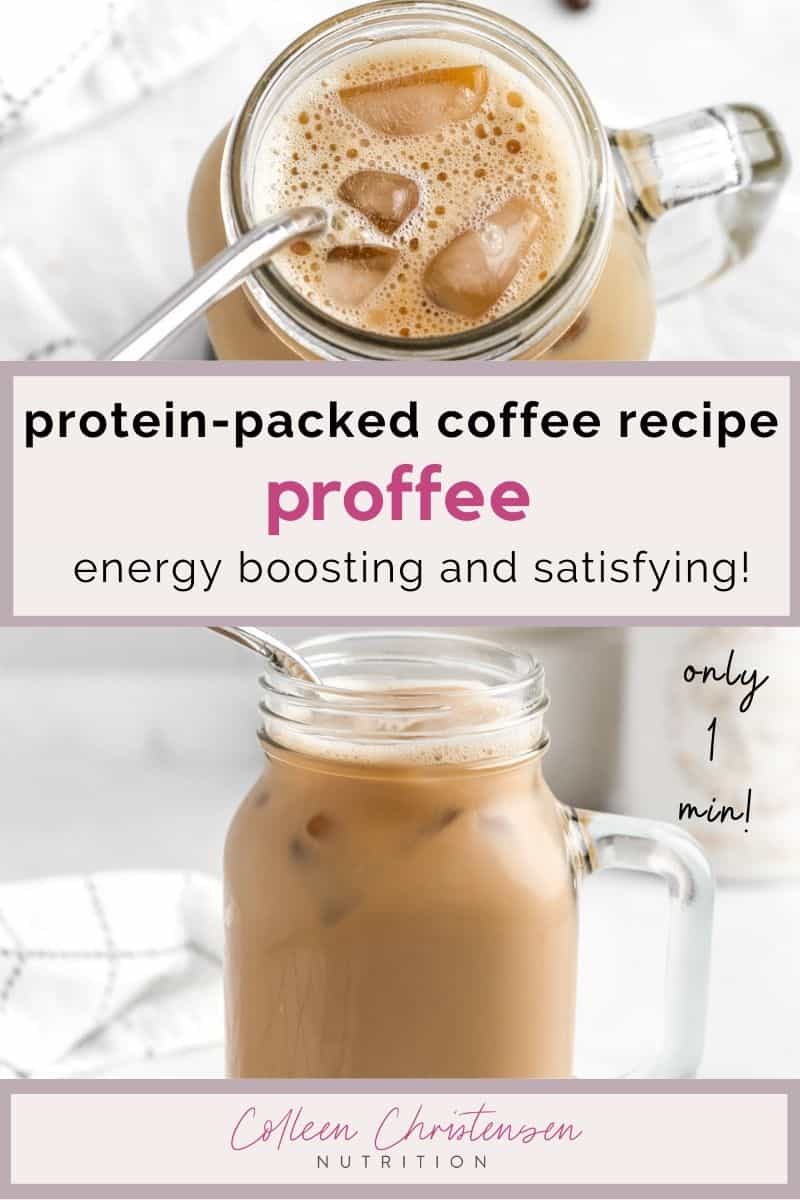 Proffee (Protein Coffee Recipe) - Colleen Christensen Nutrition