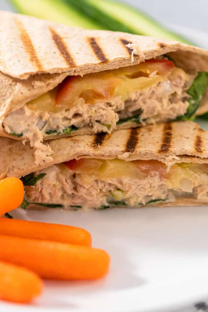 Tuna Melt Wrap - Colleen Christensen Nutrition