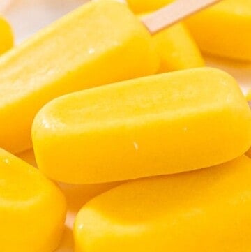 Mango Pops (Easy 2 Ingredient Recipe) - Colleen Christensen Nutrition