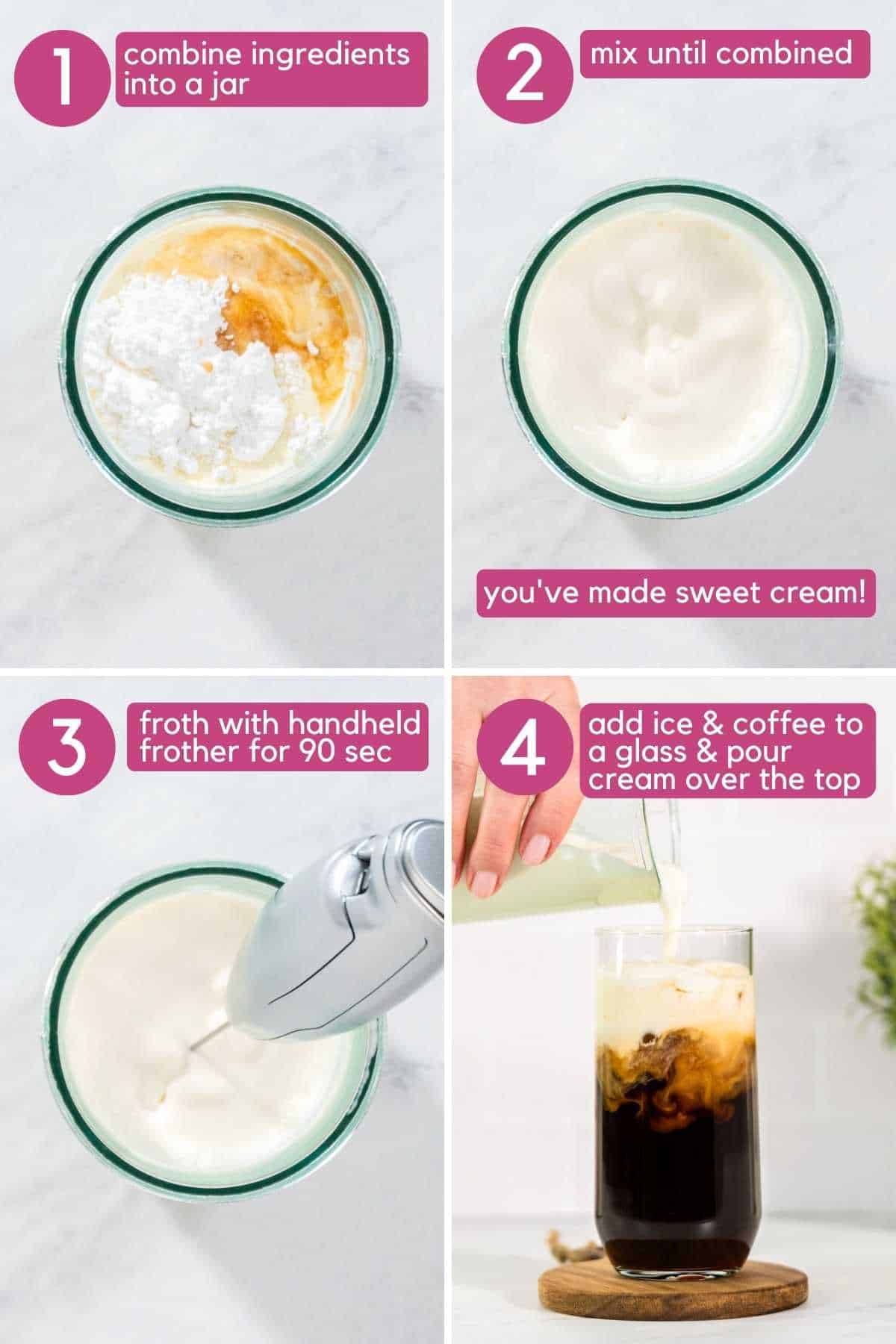 Vanilla Sweet Cream Cold Foam - Colleen Christensen Nutrition