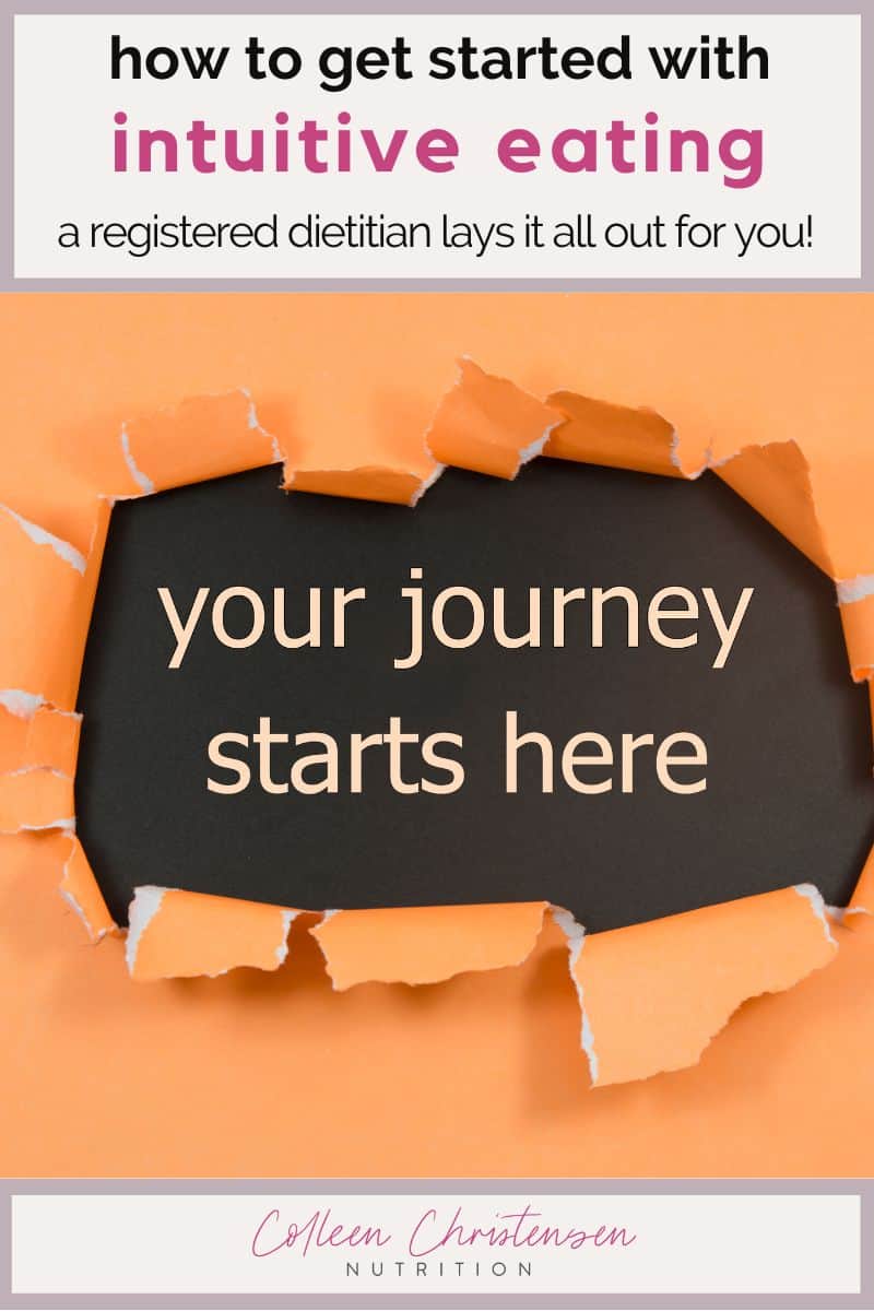 Intuitive Eating for Beginners: Start Here - Colleen Christensen Nutrition