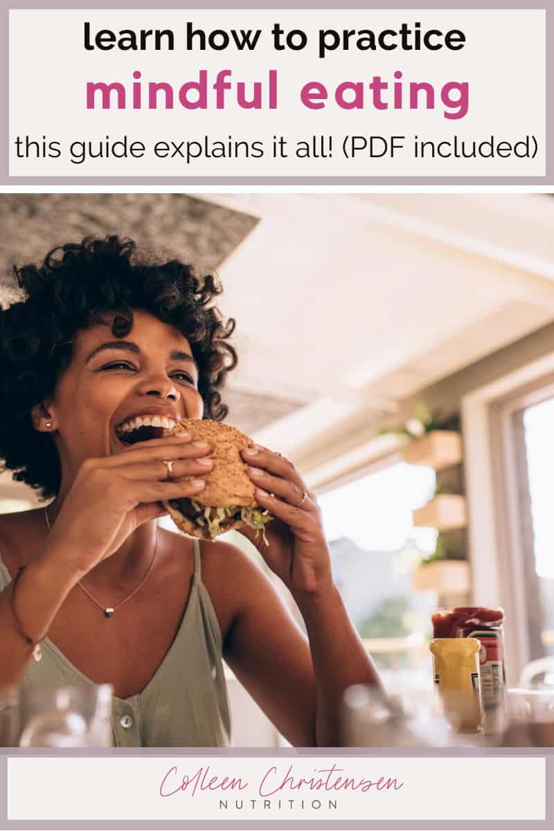 Success With Mindful Eating (PDF Included) - Colleen Christensen Nutrition