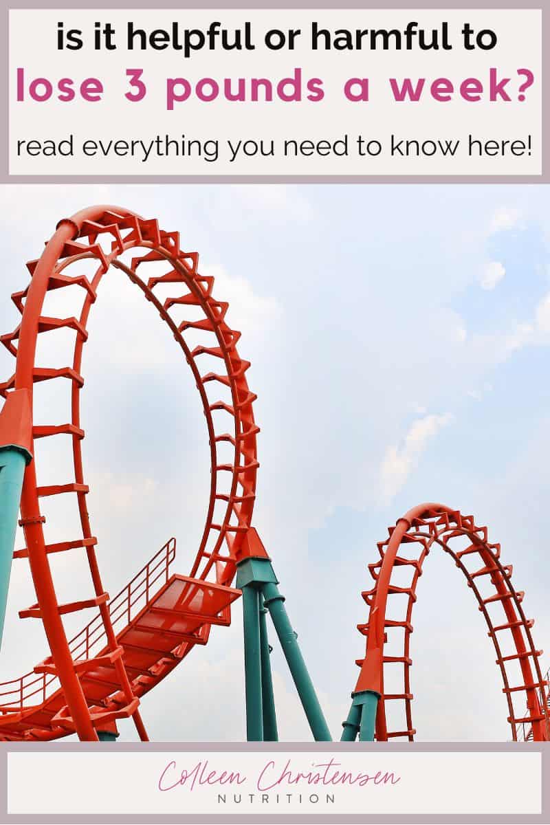 Can You Lose Three Pounds in a Week? Yes. Should you? No, Ma’am ...